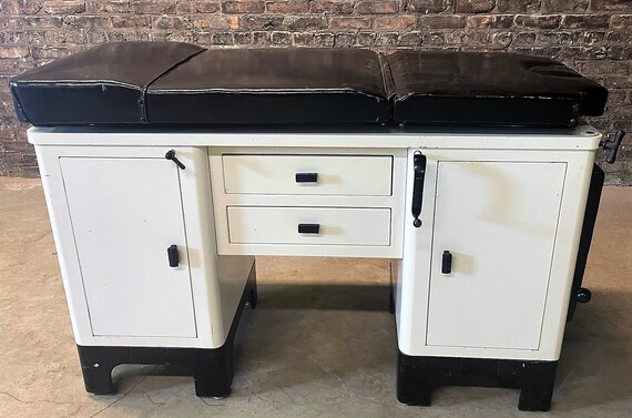 Vintage c1940s Complete A.S. Aloe Doctor Medical Exam Table | Etsy