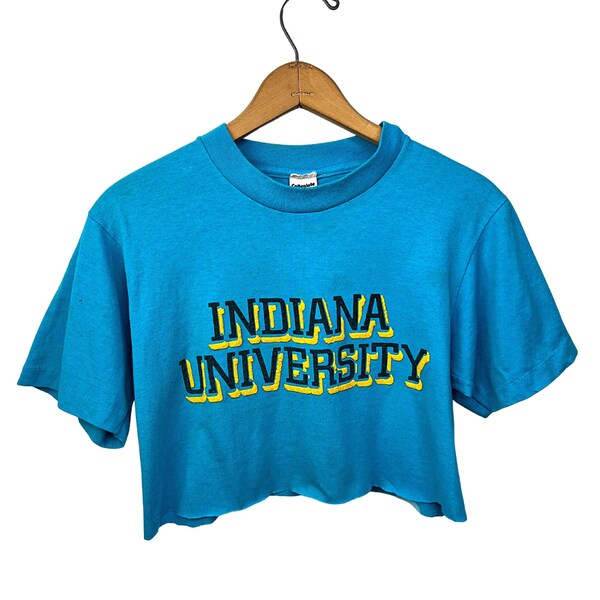 Indiana University Crop Top - Etsy
