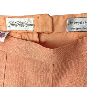 70s Saks Fifth Avenue Joseph Picone Peach Fuzz A-line Skirt - Etsy