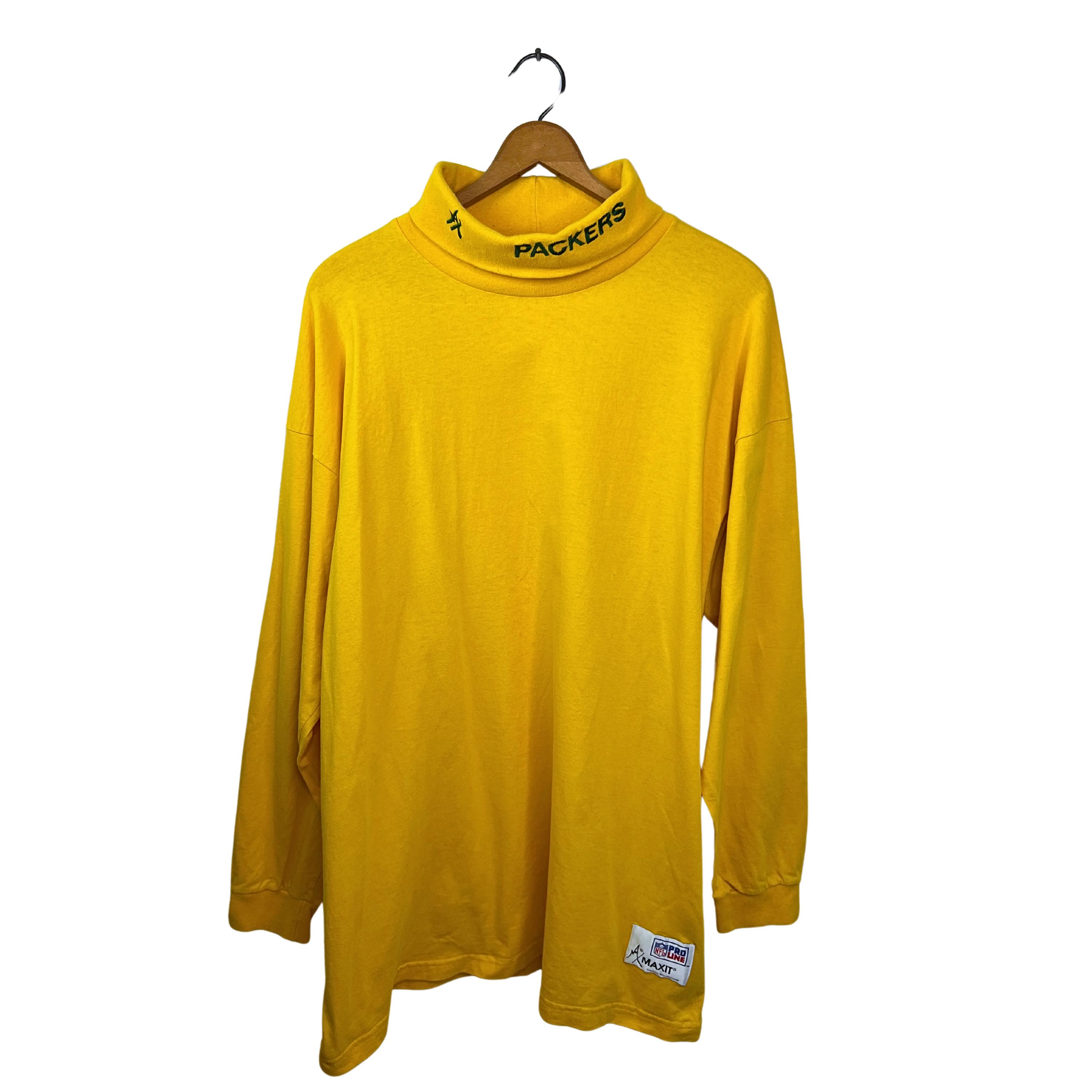 90's Green Bay Packers Football Max It Pro Line Yellow 90's Green Bay Packers Football Max It Pro Line Yellow