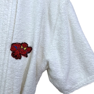 90’s Terry Cloth Spider-man Short Sleeve Bathrobe - Etsy
