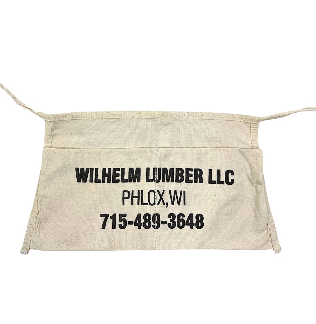 Vintage Wilhelm Lumber LLC Phlox Wisconsin Canvas Apron - Etsy