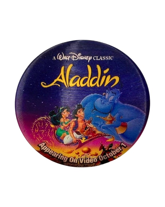 1992 Walt Disney Aladdin Holographic Promotional Movi… - Gem