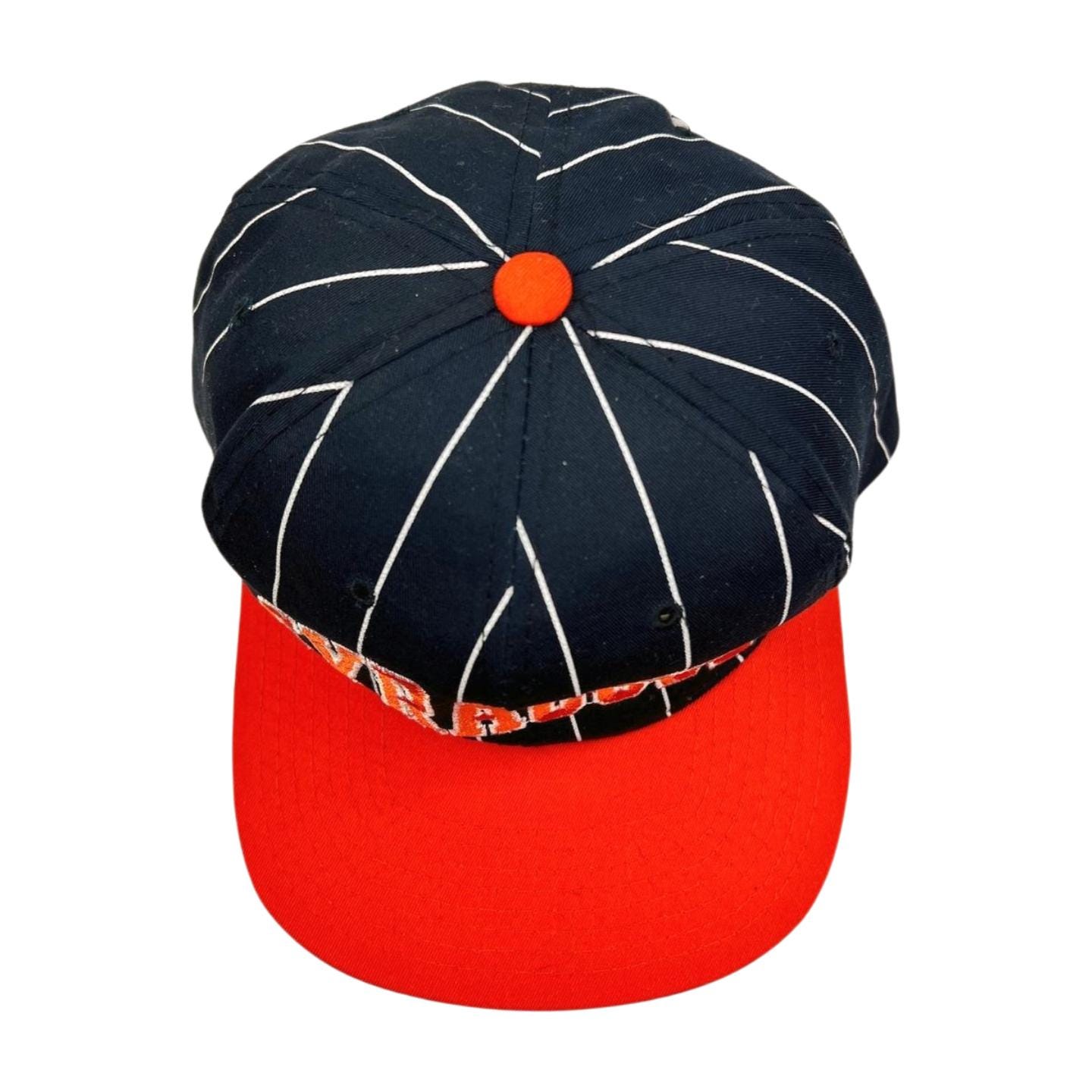 90s SU Syracuse University Pinstripe Starter Snapback Hat - Etsy