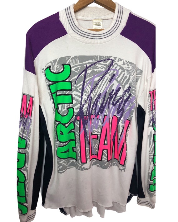 80’s Arctic Cat Racing Team Snowmobile Padded Elbow M… - Gem