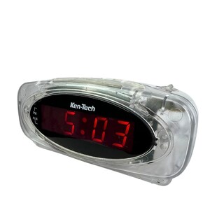 80s Clear Transparent Ken-tech Digital Alarm Clock - Etsy