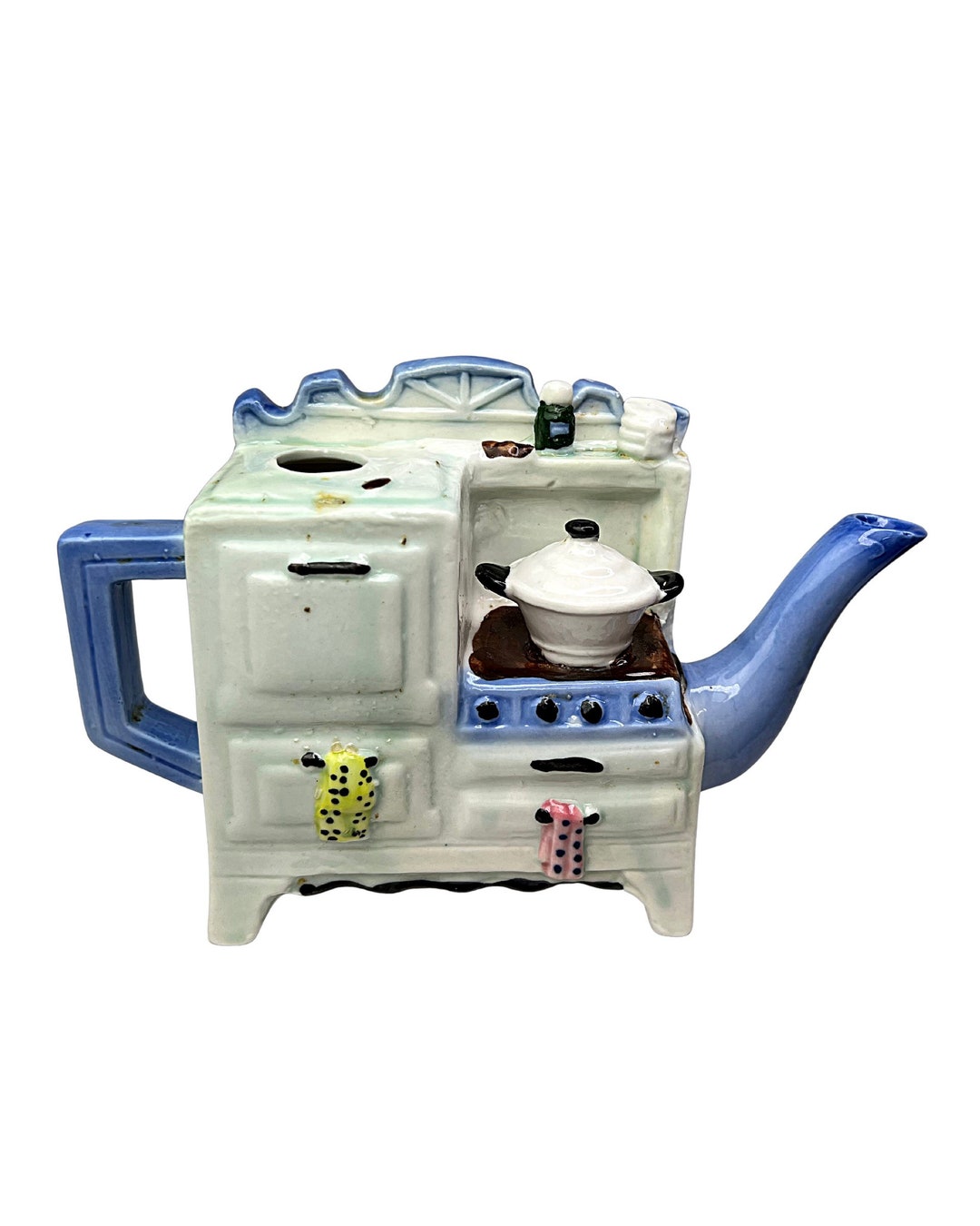 Vintage Stove Oven Ceramic Small Teapot - Etsy