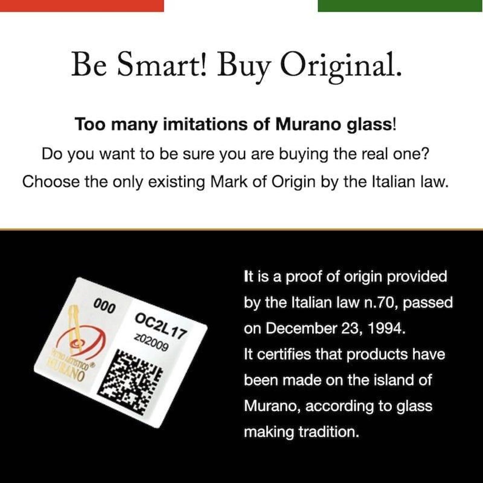 Black Murano Glass Infinity Sculpture: Modern Venetian Art - Etsy