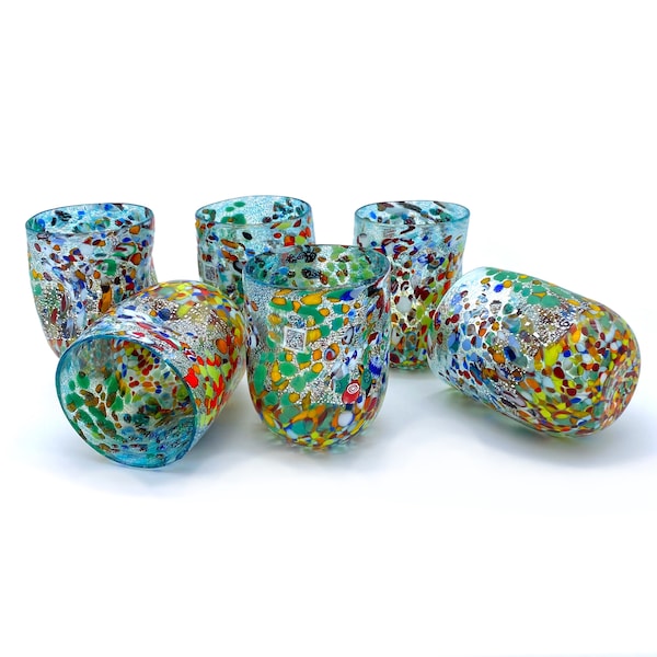 Colored Glassware - Etsy