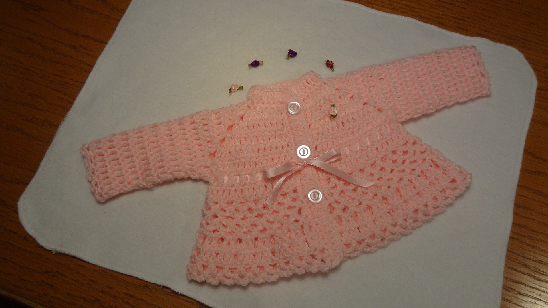 144. Pattern for Baby Girl Lacy Sweater Set - Etsy