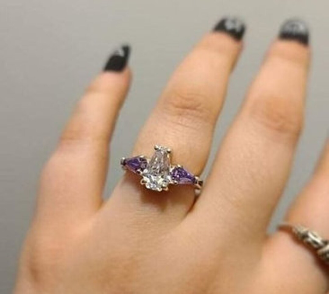 Coffin Gems® 2ct Trinity Ring - Etsy