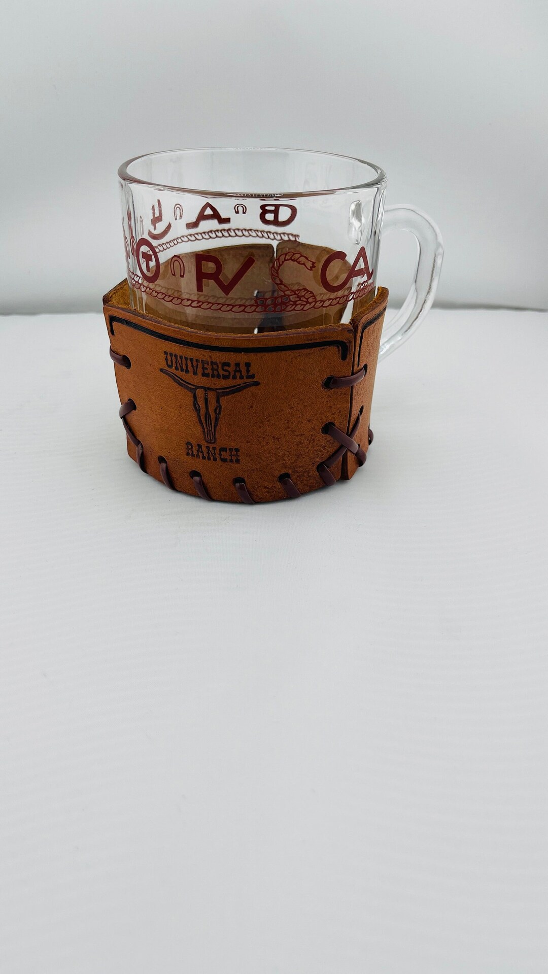 Vintage Mane in USA by Bamco Leather Universal Ranch Cup/mug With ...