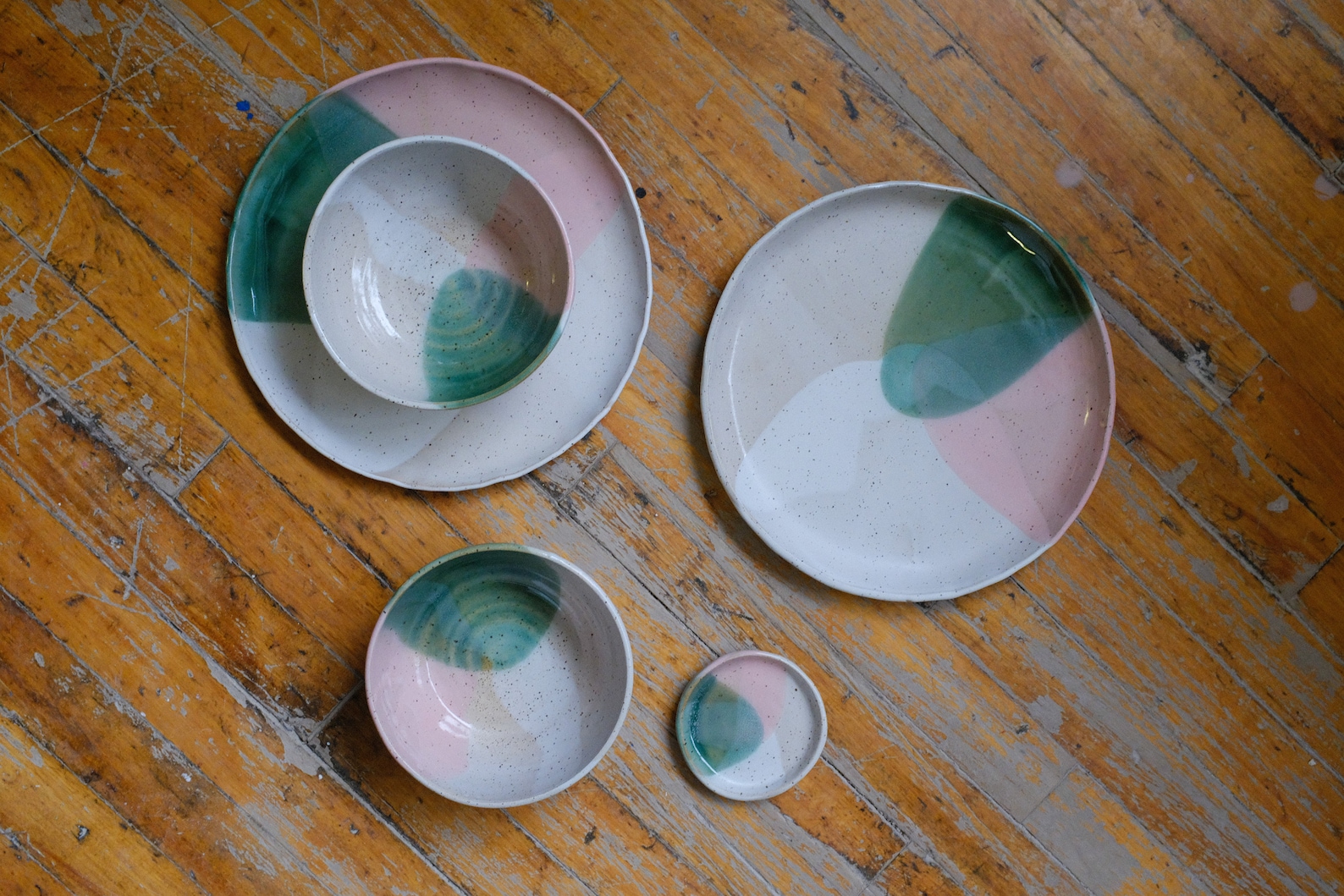 Colourful Ceramic Plate Handmade Pottery Dinner Plate Pink - Etsy