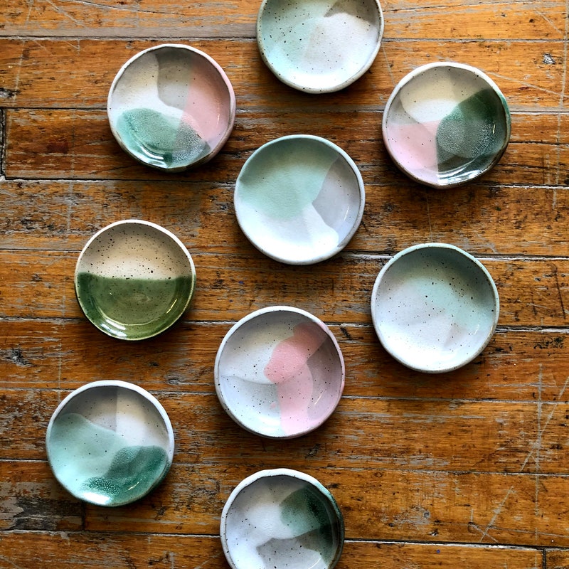Ceramic Mini Plates - Etsy