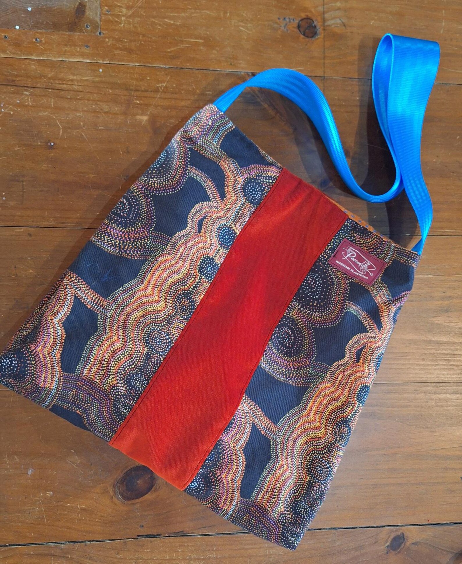 Shoulder Bag of First Nations Design Cotton and Lush Velvet - Etsy