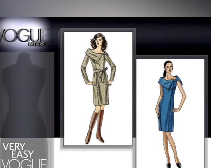 Vogue V8408 Sewing Pattern Includes Dresses in Sizes 8-10-12-14 Uncut ...