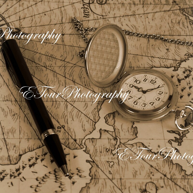 Vintage Map Watch - Etsy
