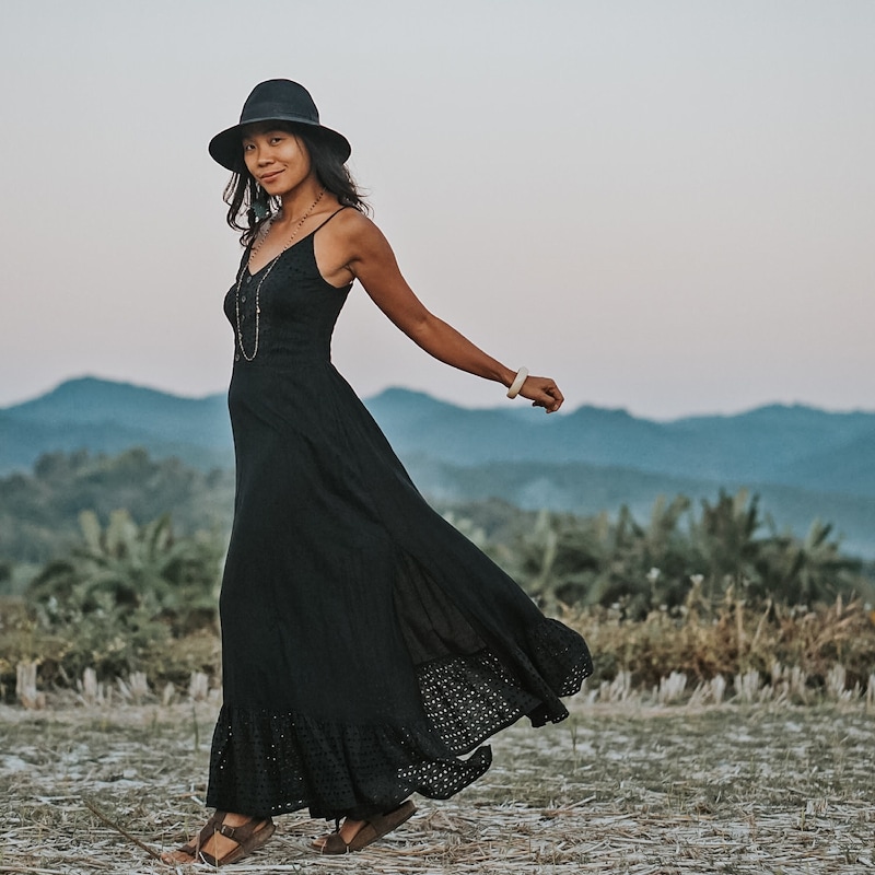 Black Summer Dress - Etsy