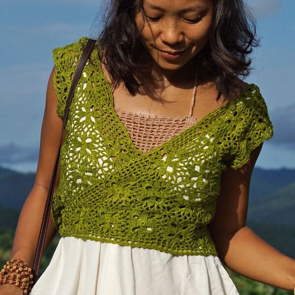 Crochet Top Women - Etsy
