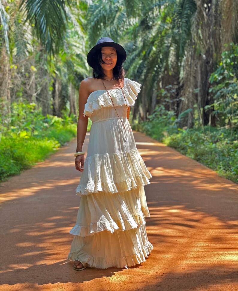 Boho Dress Boho Wedding Dress Bohemian Dress Photoshoot - Etsy