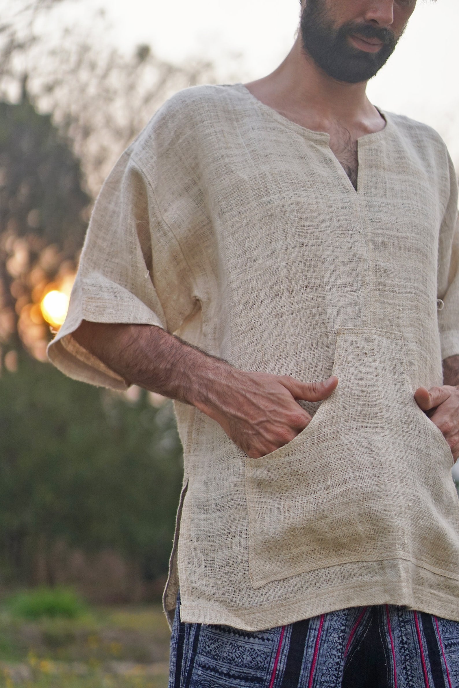 Hemp Shirt Hemp Shirt for Men Natural Hemp Clothing Natural - Etsy