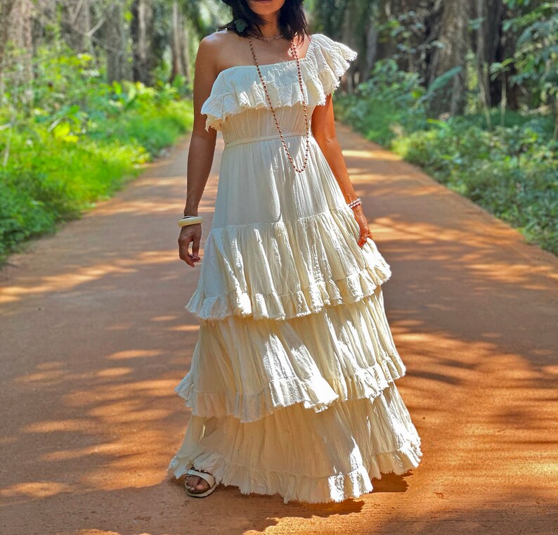 Boho Dress Boho Wedding Dress Bohemian Dress Photoshoot - Etsy
