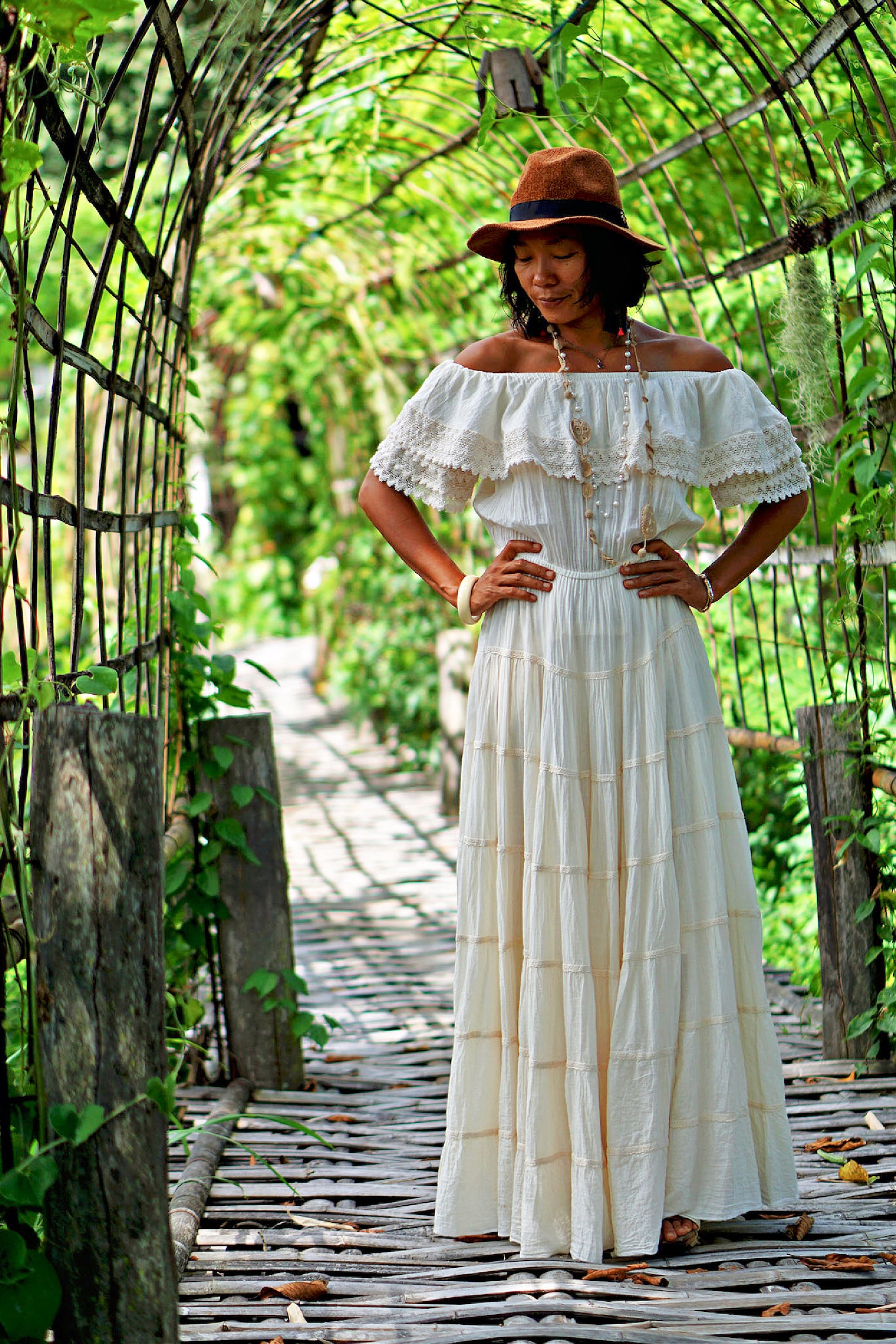 Long White Summer Dress Maxi Bohemian White Dress Maxi - Etsy