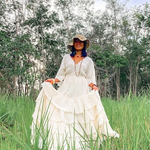 Boho Dress Boho Wedding Dress Bohemian Dress Photoshoot - Etsy