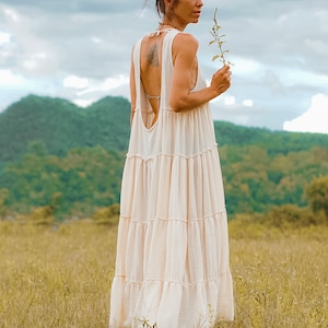 Backless Boho Dress Maxi Boho Dress Sexy Boho Dress Boho - Etsy