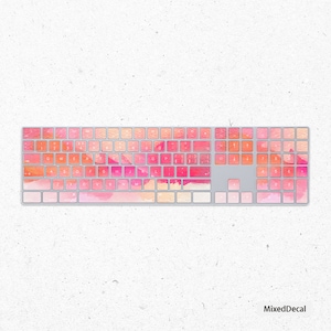 Magic Keyboard With Numeric Keypad Vinyl Stickers-wireless Keyboard ...