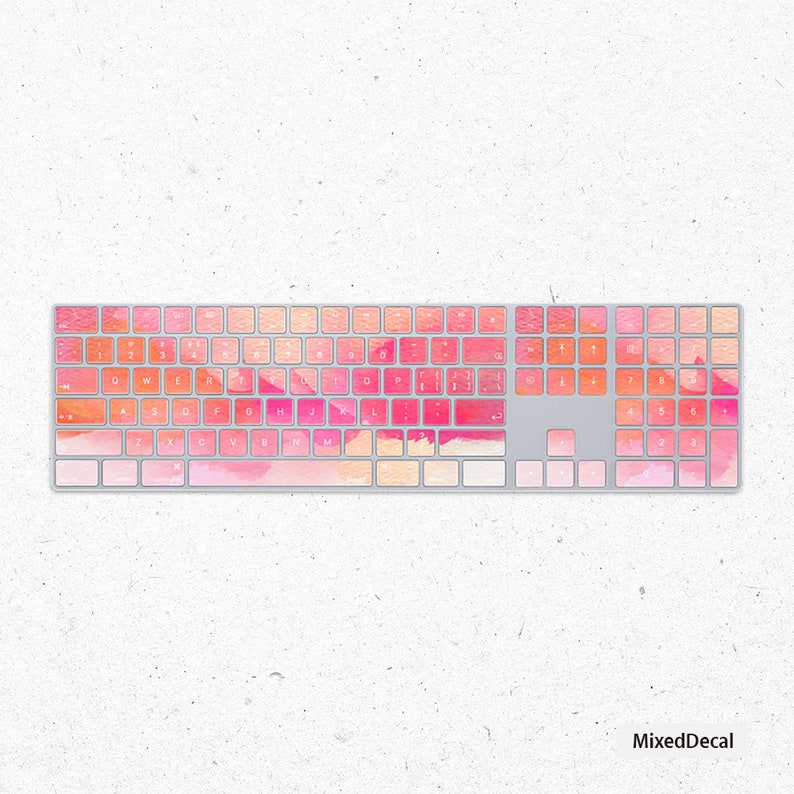 Magic Keyboard With Numeric Keypad Vinyl Stickers-wireless Keyboard ...