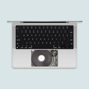 Vinyl Record MacBook Trackpad Decal | Music Studio MacBook Trackpad ...
