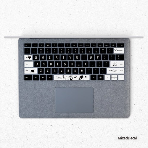 Surfacebook 2 Keyboard Stickers Individual Keys Decal Surface - Etsy