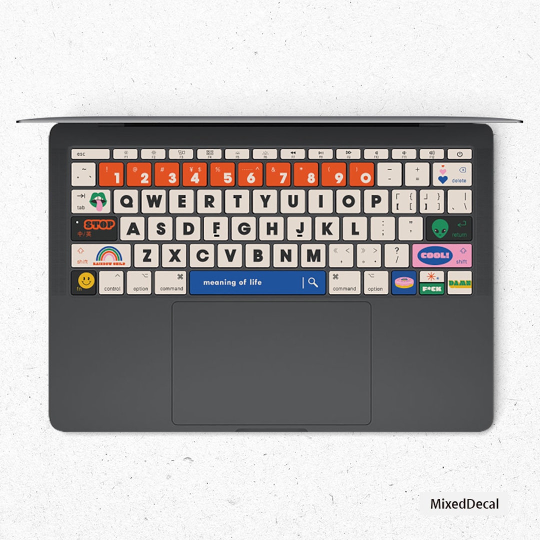 Sticker Macbook Keyboard Stickers Keyboard Key's - Etsy