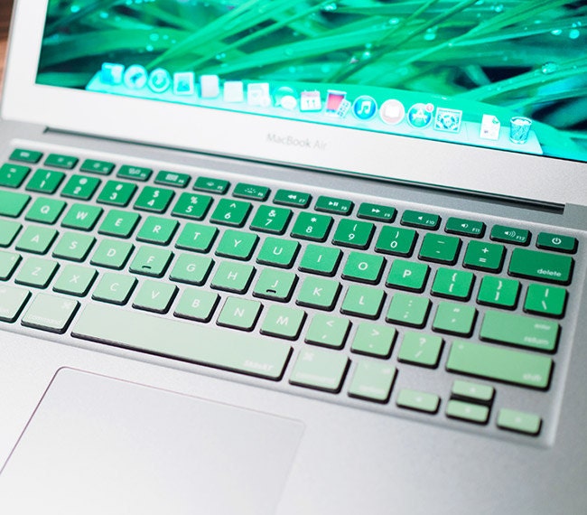 Green Keyboard Stickers Laptop Keyboard Cover Macbook Keyboard - Etsy