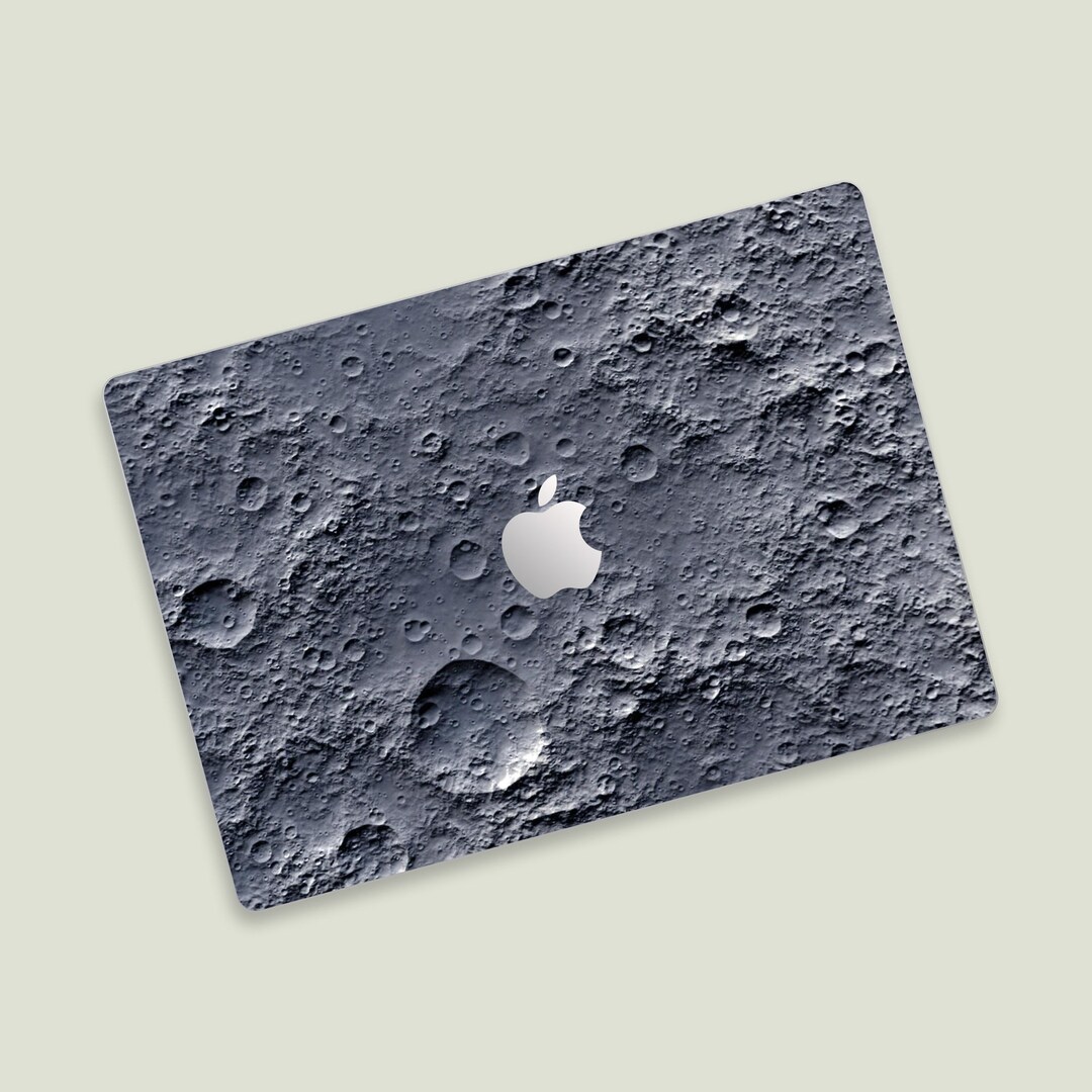 Lunar Surface Texture MacBook Skin | High-definition Moon MacBook Decal ...