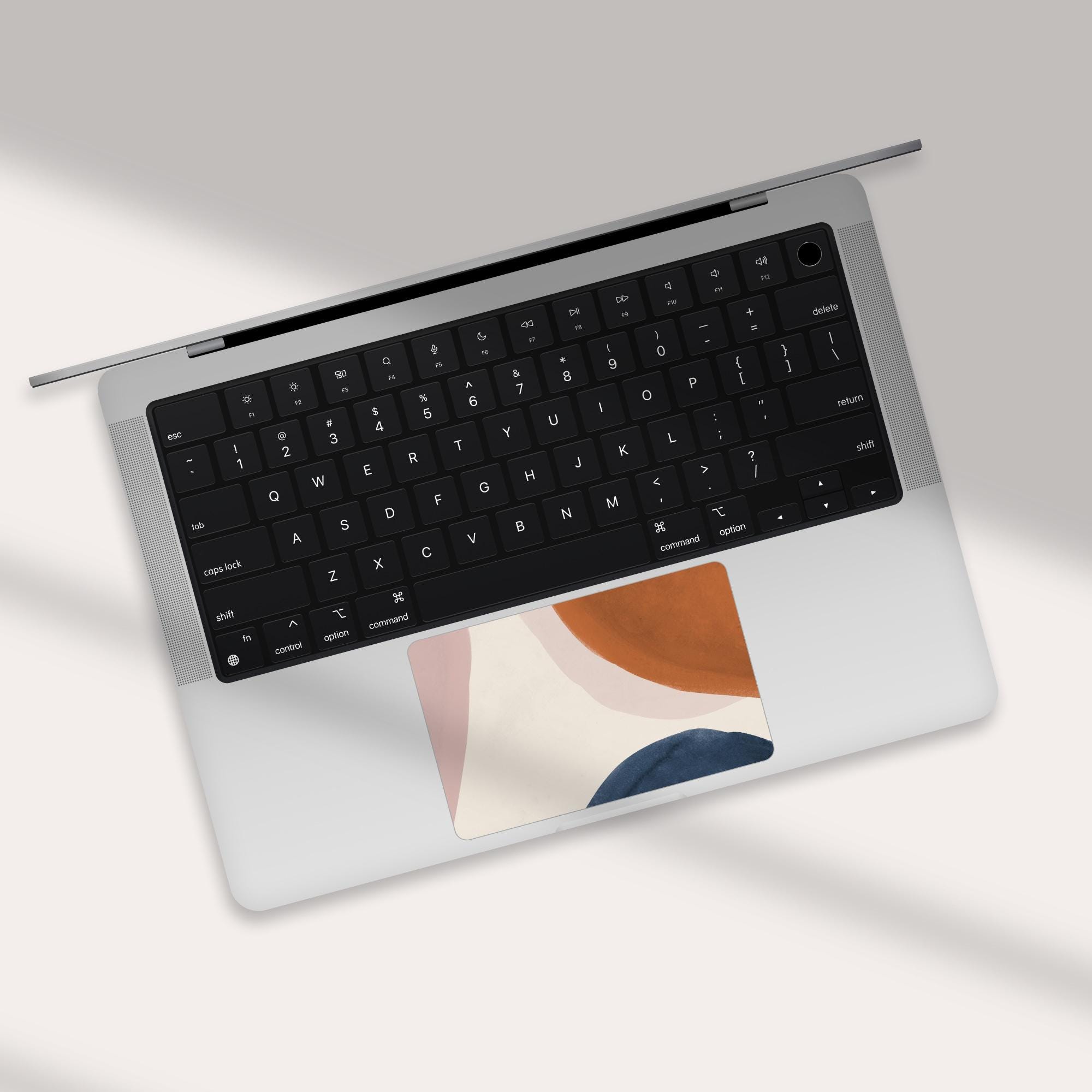 Abstract Geometric Design MacBook Protective Skin | Curved Shape ...