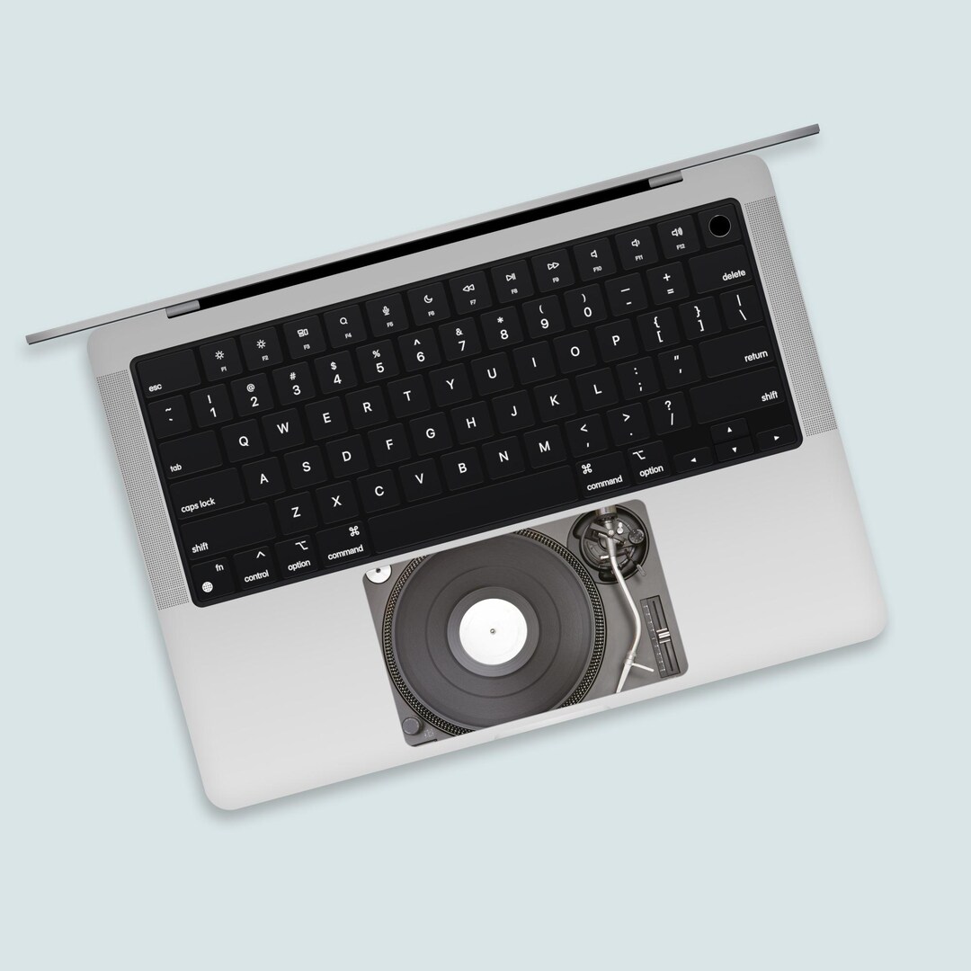 Vinyl Record MacBook Trackpad Decal | Music Studio MacBook Trackpad ...