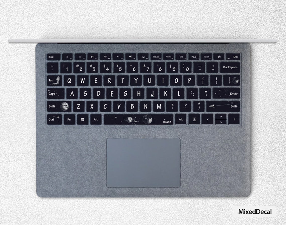 Outer Space Surface Pro Keyboard Keys Skin Surface Book - Etsy