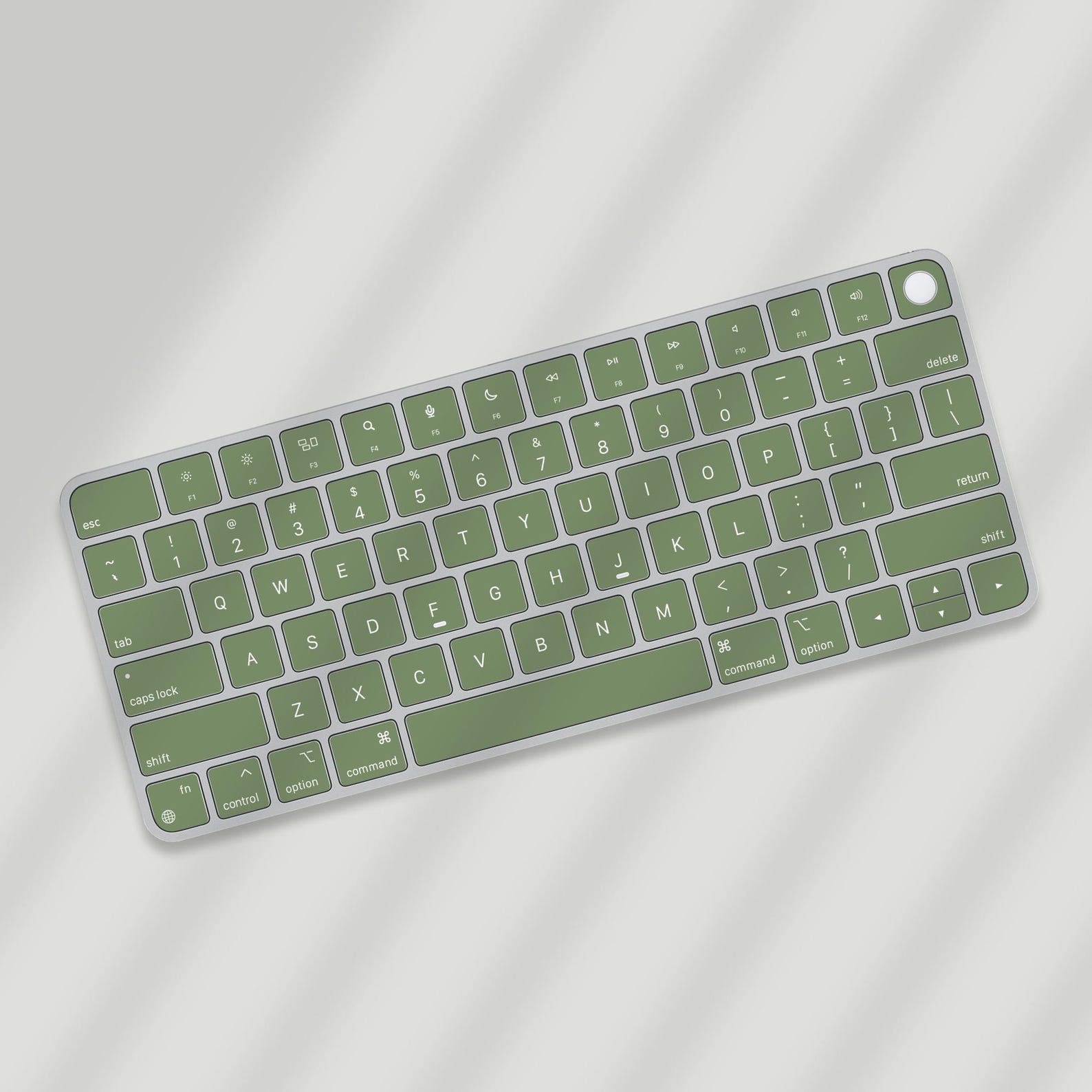 Soft Matte Green Apple Magic Keyboard Stickers, Solid Sage Keycap ...