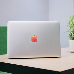 Rainbow Logo MacBook Sticker Cover Apple Logo /macbook Retro Logo Decal ...