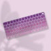 Violet Gradient Keyboard Sticker for Magic Keyboard With Touch ID Model ...
