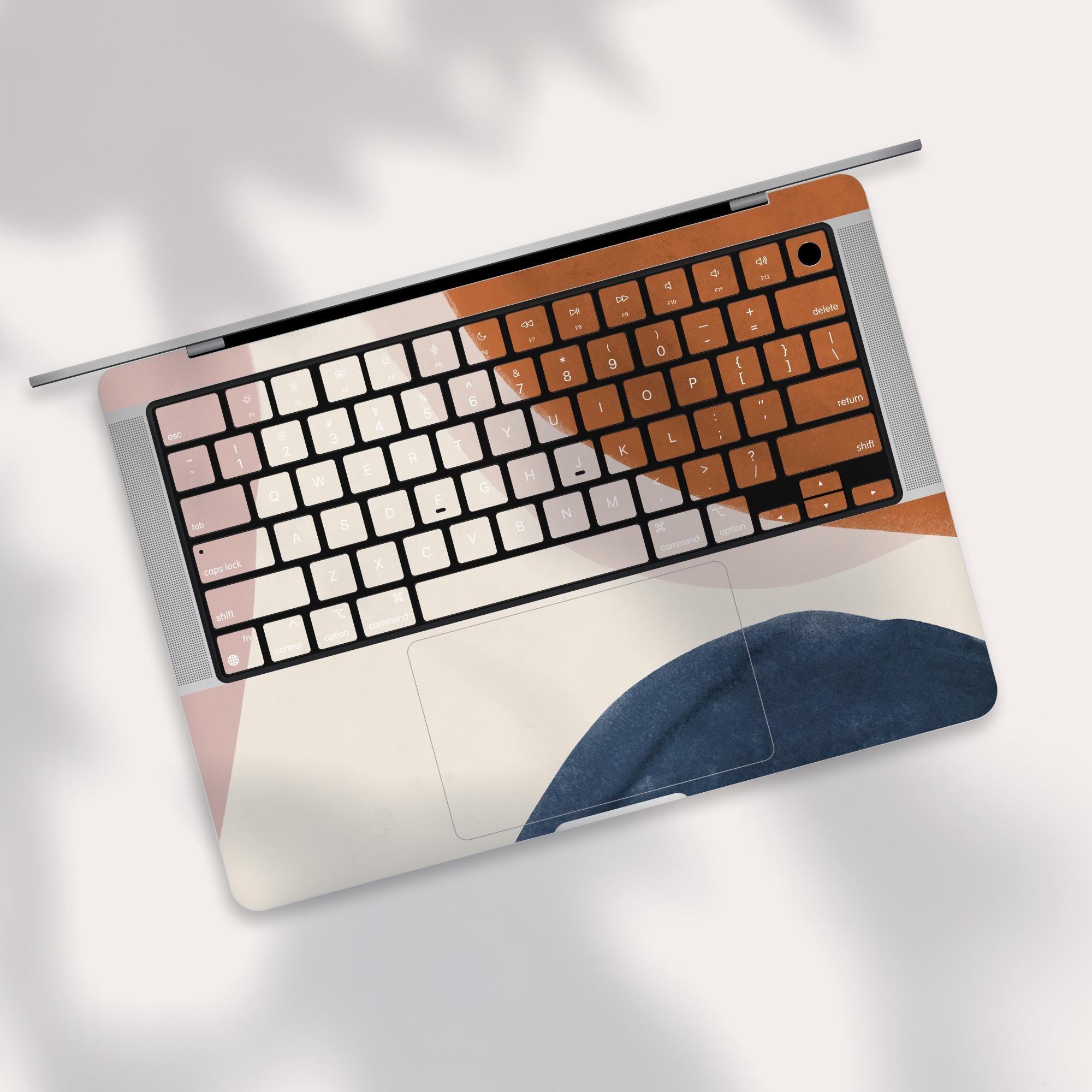 Abstract Geometric Design MacBook Protective Skin | Curved Shape ...