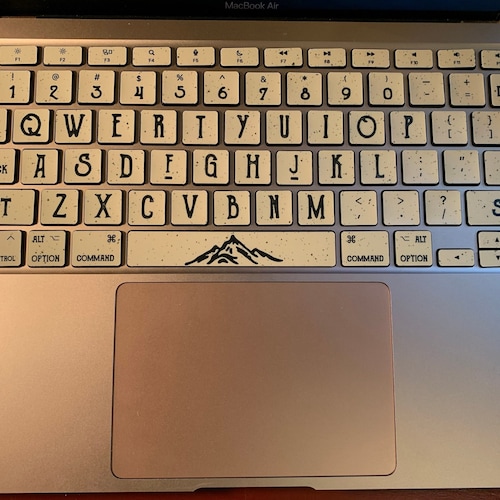 Macbook Pro Decal Keyboard Sticker Retina Skin Laptop Macbook - Etsy