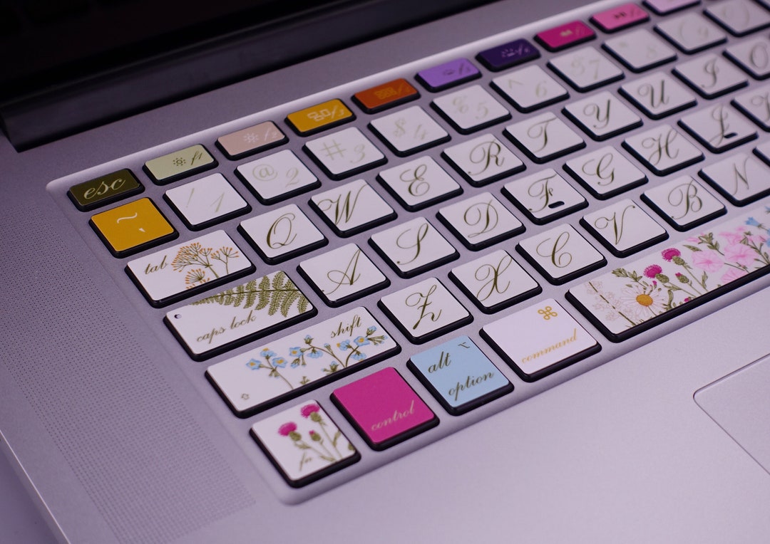 Garden Keyboard Stickers Laptop Macbook Keyboard Decal Macbook - Etsy