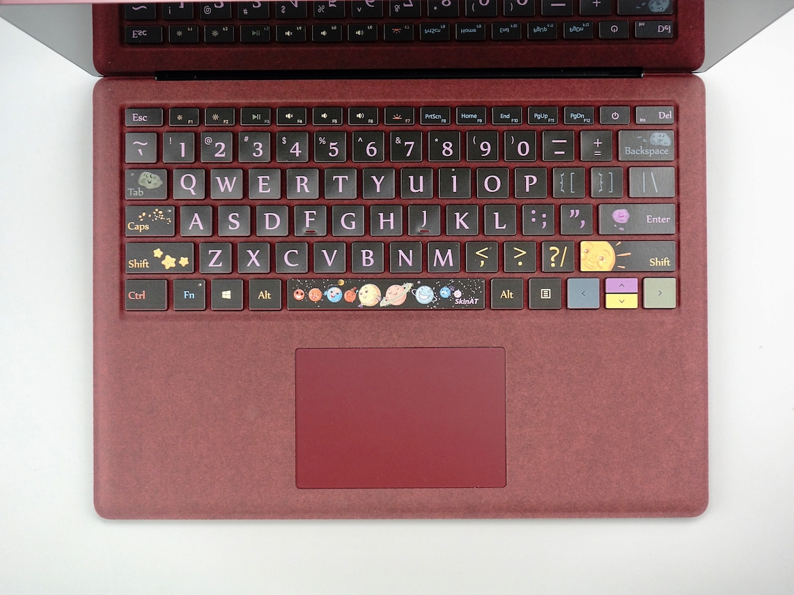 Cute Space Surface Book Individual Keys Stickers Surface Laptop Keys ...