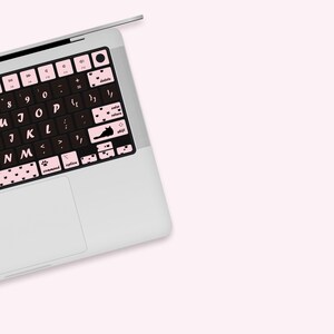 Black Cat Stickers Laptop Keyboard Cover Vinyl MacBook Keyboard Decal ...