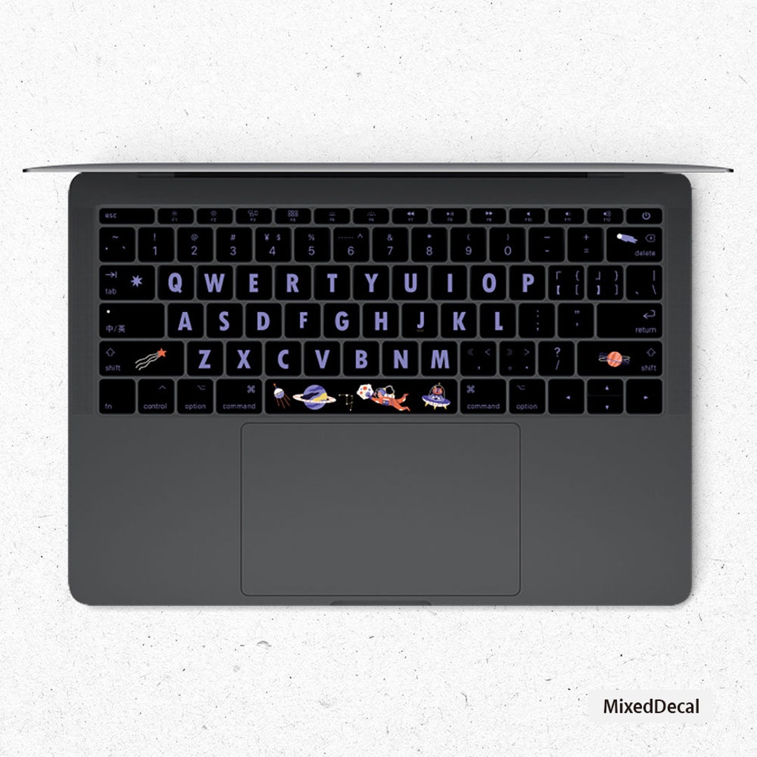 Happy Space Keyboard Stickers Macbook Air 13 2020 Skin - Etsy