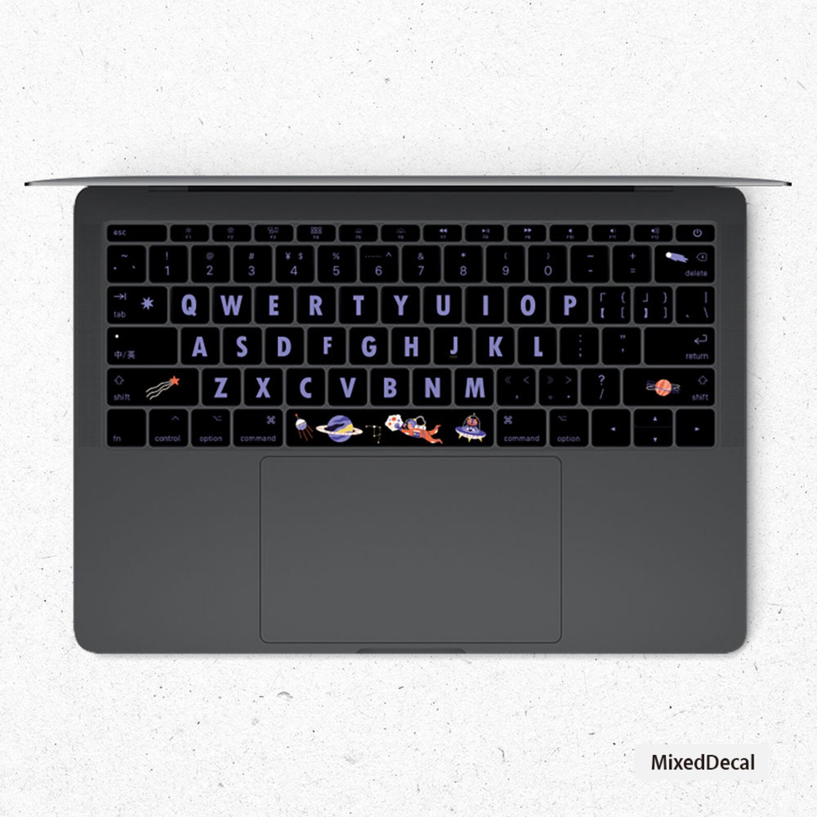 Happy Space Keyboard Stickers Macbook Air 13 2020 Skin - Etsy