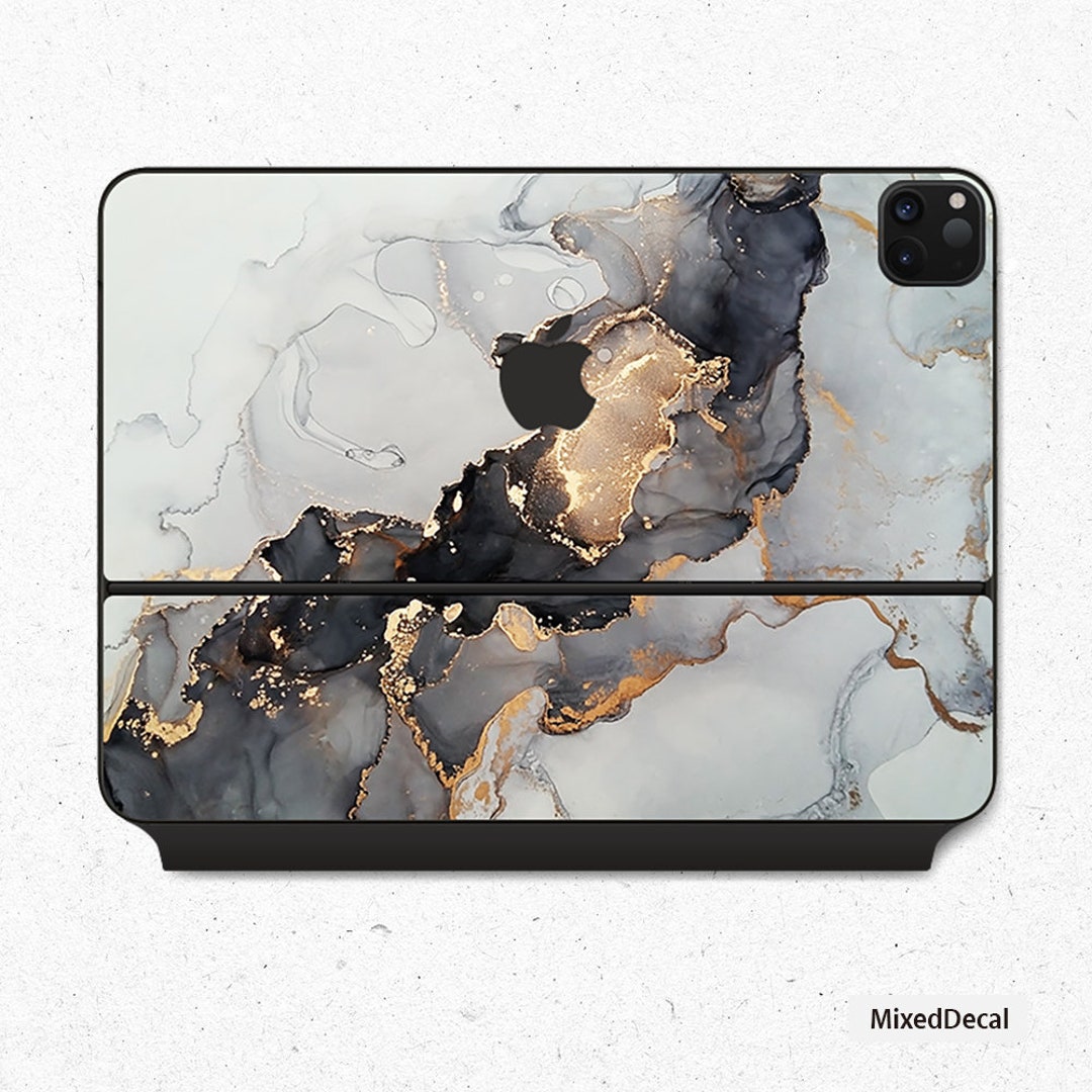 Gold Marble Vinyl Skin Decal for Apple Magic Keyboard iPad Pro 12.9 ...